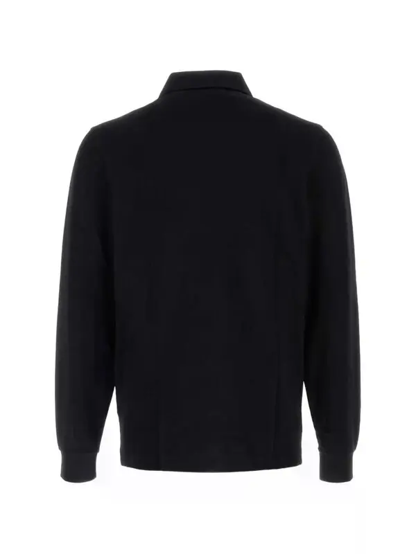 Fred Perry Long-sleeve Logo-embroidered Polo Shirt
