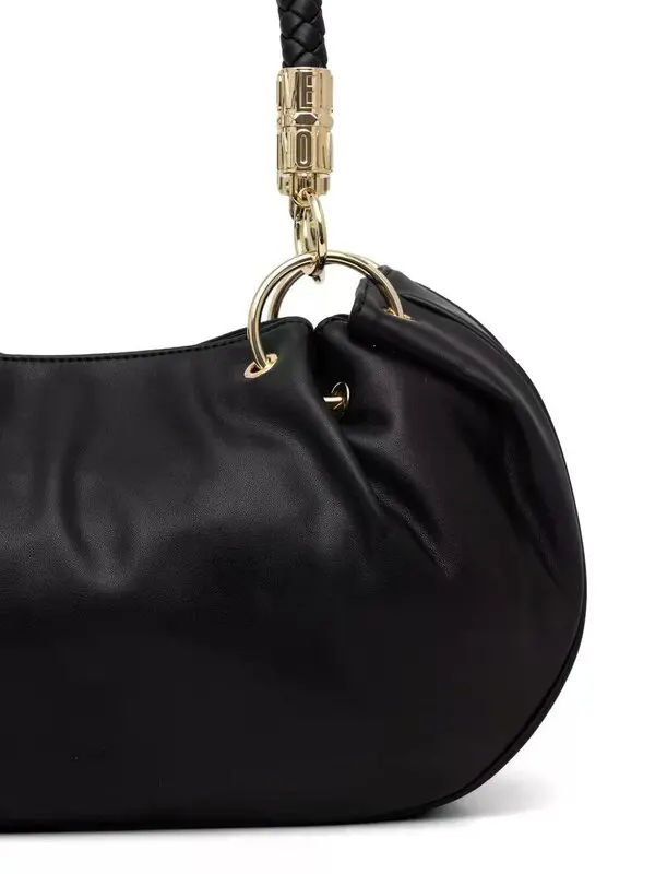 Moschino Logo-embossed Braided-handle Tote Bag
