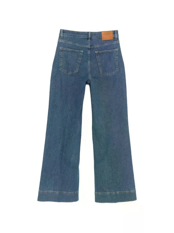 Gant Button-detail Flare Jeans