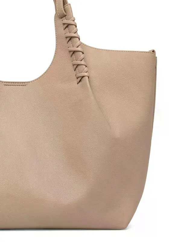 Moschino Shopper Tote Bag With Logo Plaque