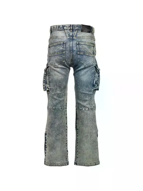 BREATH Panelled Cargo Jeans