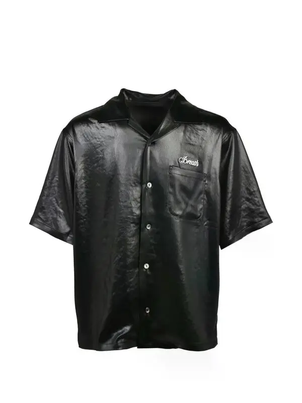 BREATH Logo-embroidered Short-sleeve Shirt
