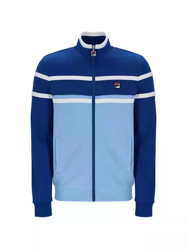 FILA Giovanni Contrast-panel Track Jacket - Blue