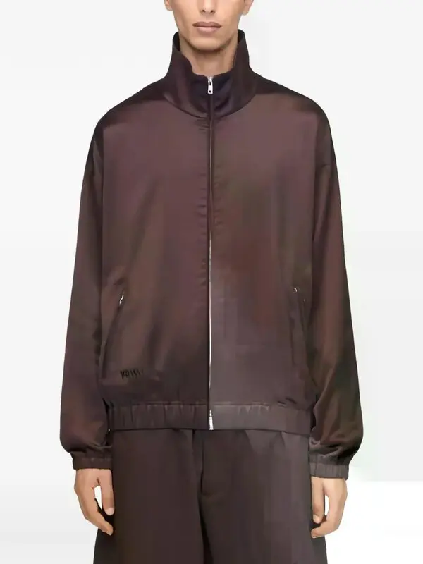 Y3 Embroidered Satin Jacket