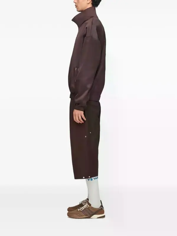 Y3 Embroidered Satin Jacket