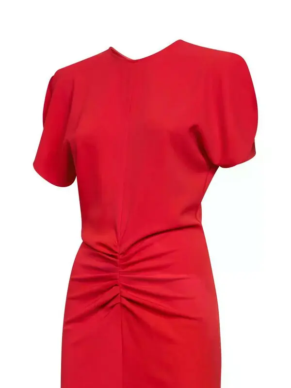 BLANCA VITA Gathe Tulip-sleeve Maxi Dress