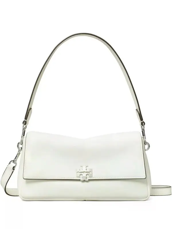 Tory Burch Small Charlie Shoulder Bag - White