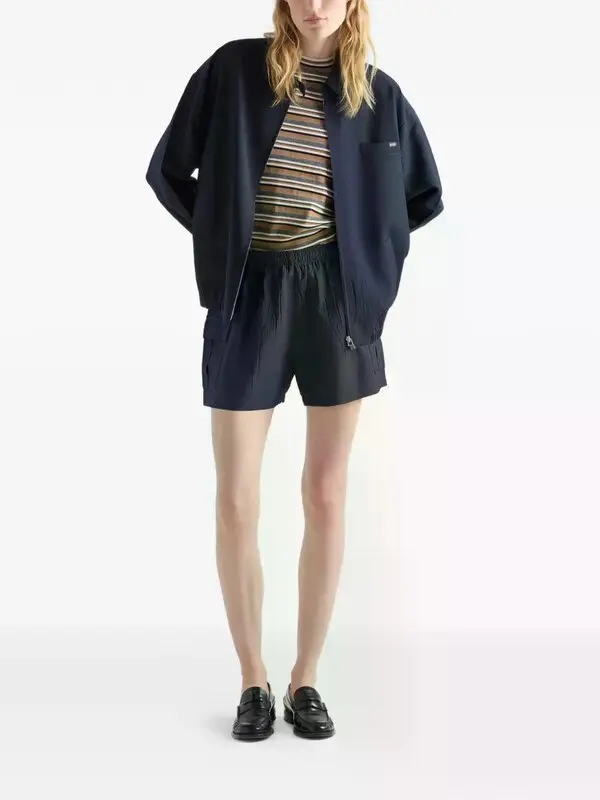 Prada Light Mohair Drawstring Shorts