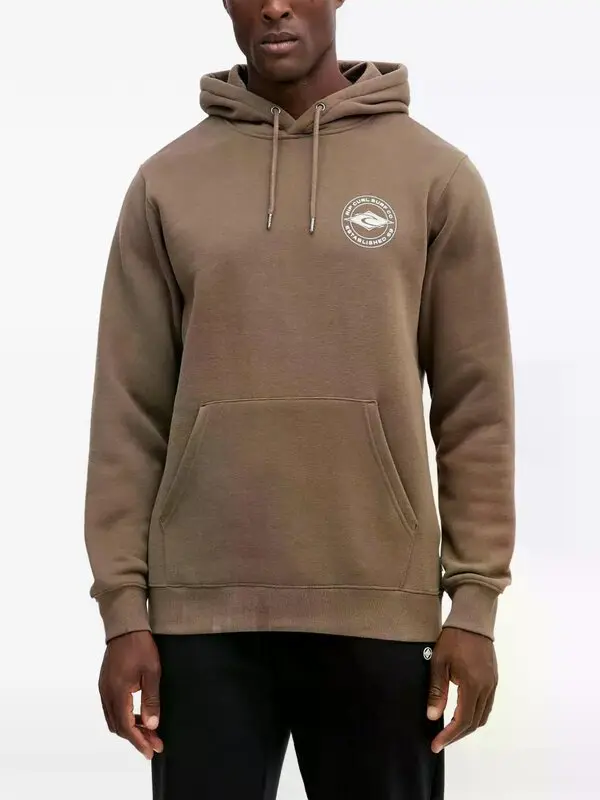 Rip Curl Staple Logo Hoodie - Brown