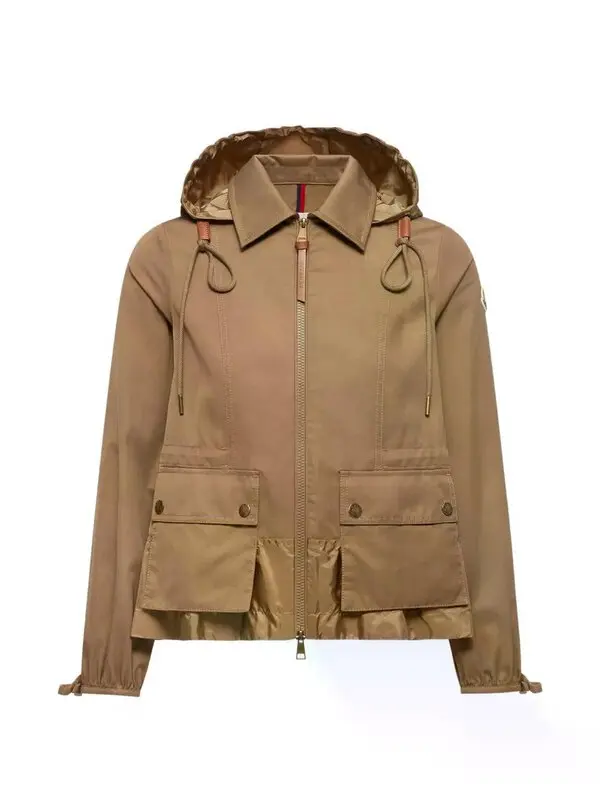 Moncler Adenium Hooded Jacket - Brown