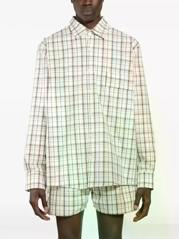 BRYAN JIMENEZ Check-pattern Shirt