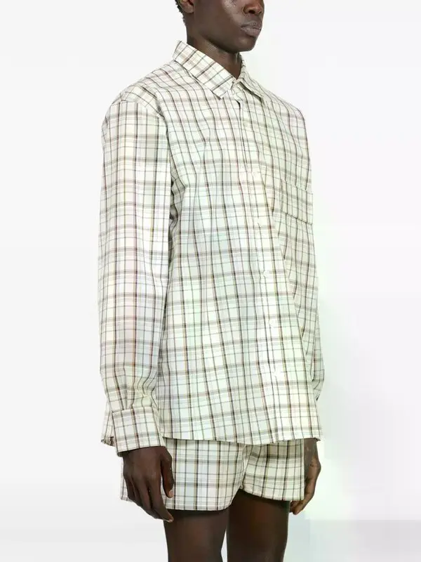 BRYAN JIMENEZ Check-pattern Shirt