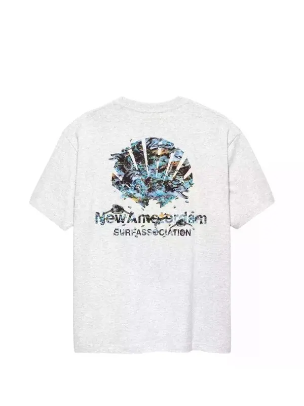 NEW AMSTERDAM SURF ASSOCIATION Dolphin Cotton T-shirt