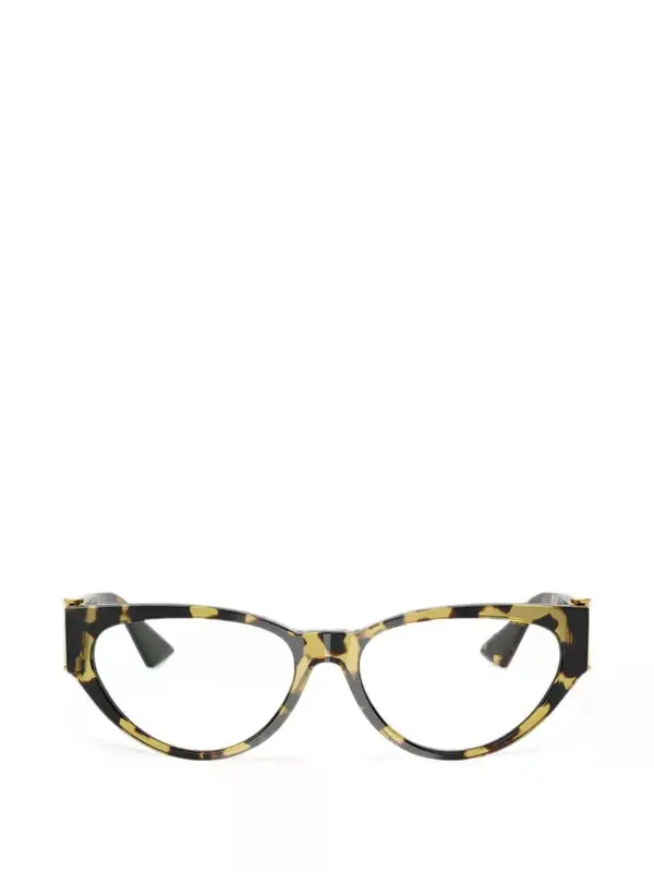 Versace Cat Eye Frame Eyeglasses - Neutrals