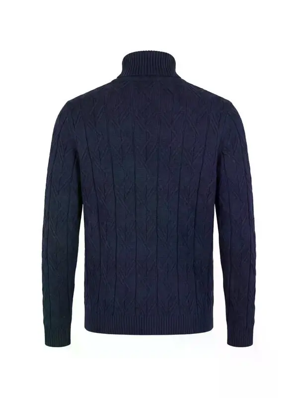 HOOD Cable-knit Roll-neck Sweater