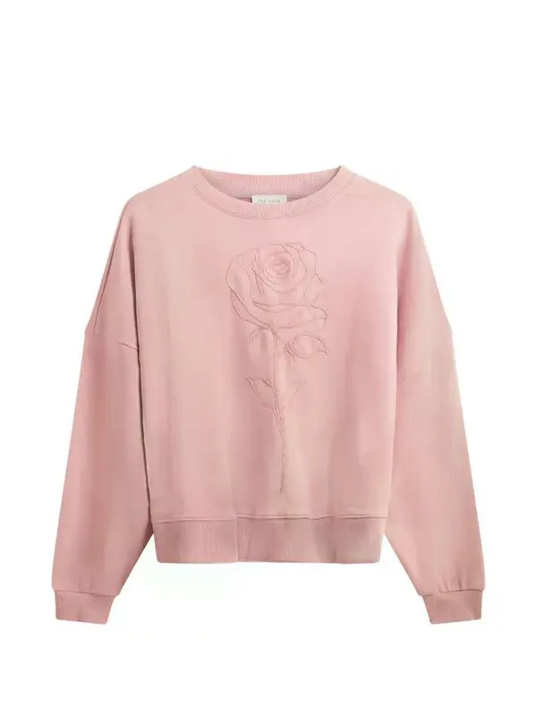 Ted Baker London Marssia Floral Embroidered Sweatshirt - Pink
