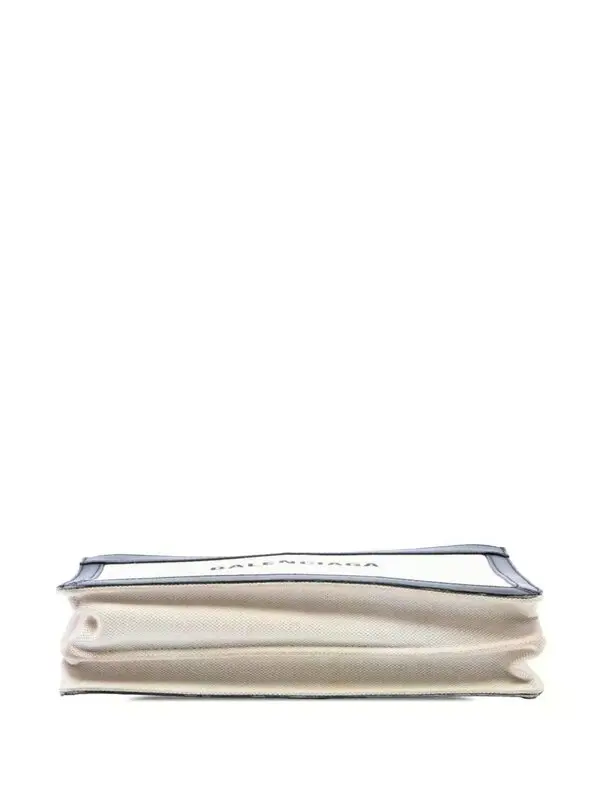Balenciaga Canvas Navy Pochette M Crossbody Bag