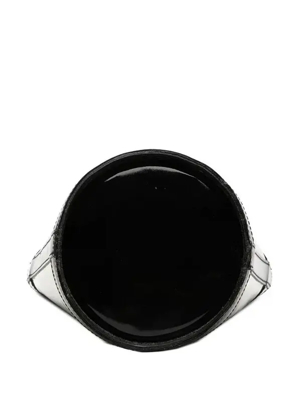 FERRAGAMO Vinyl Gancini Bucket Bag