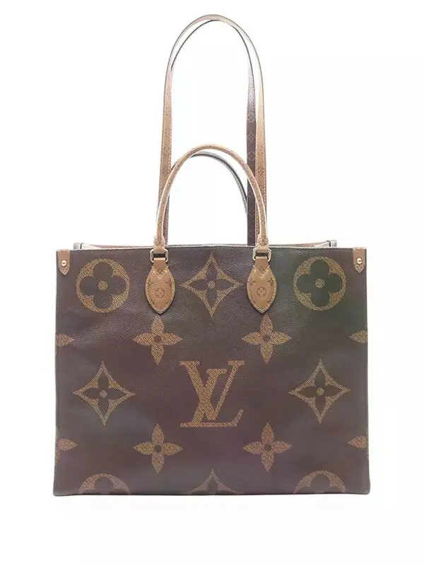 LOUIS VUITTON Giant Monogram Reverse Onthego Gm Satchel