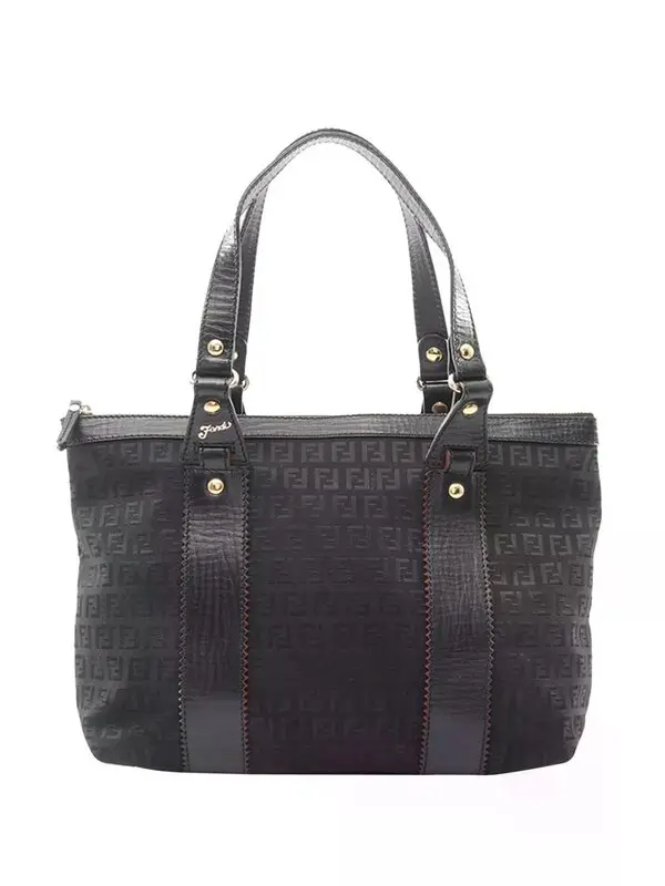 Fendi Zucchino Canvas Handbag