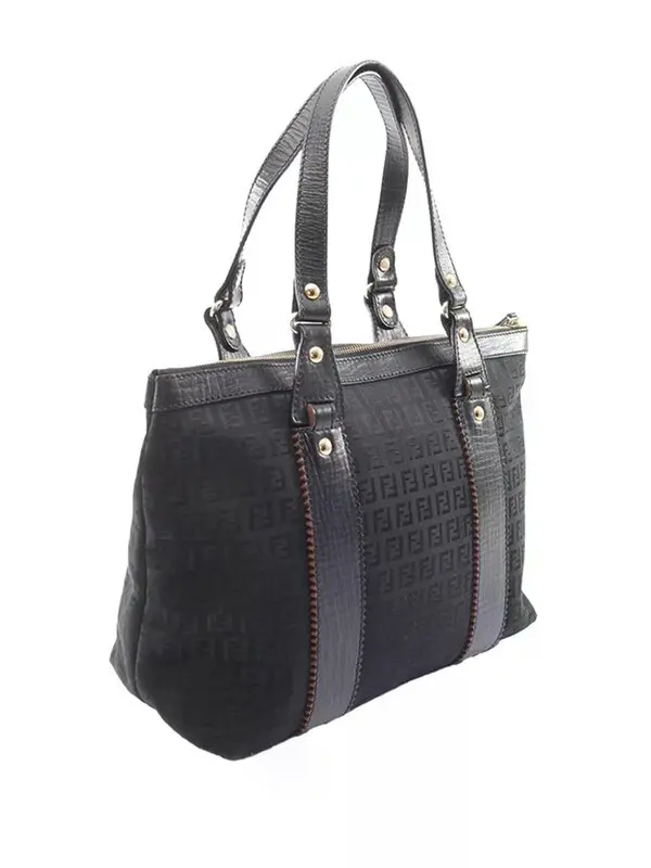 Fendi Zucchino Canvas Handbag