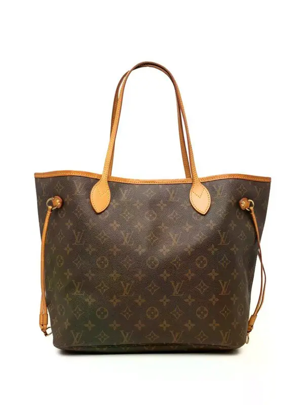 LOUIS VUITTON Monogram Neverfull Mm Tote Bag - Brown