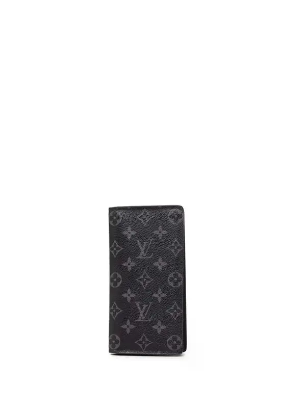 LOUIS VUITTON 2020 Monogram Eclipse Brazza Wallet Long Wallets - Black