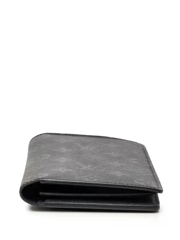 LOUIS VUITTON 2020 Monogram Eclipse Brazza Wallet Long Wallets