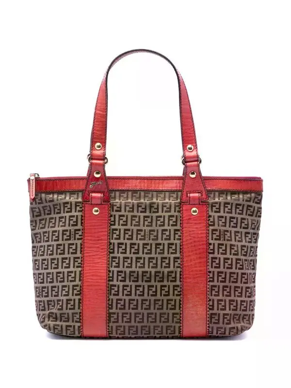 Fendi Zucchino Canvas Tote Bag
