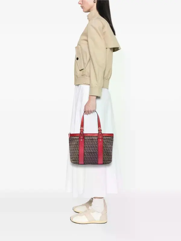 Fendi Zucchino Canvas Tote Bag