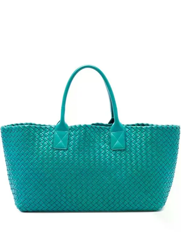 Bottega Veneta Medium Nappa Intrecciato Cabat Tote Bag