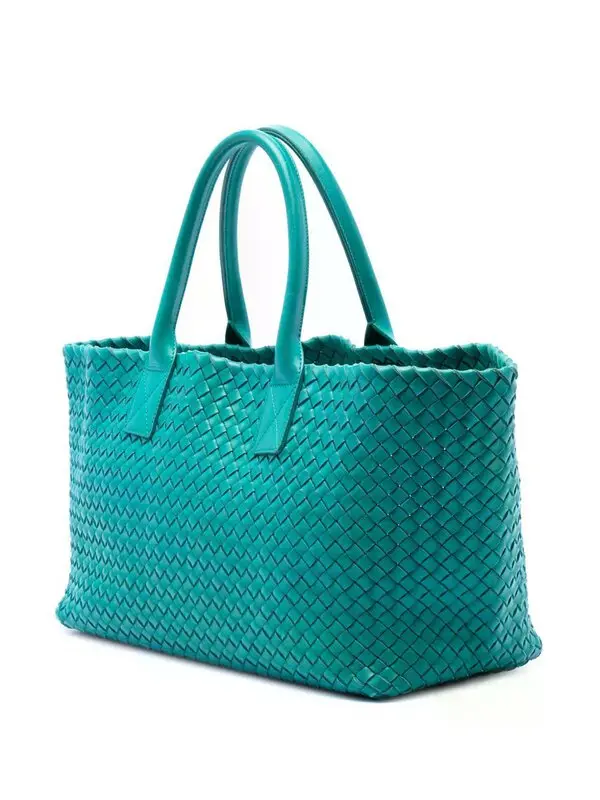 Bottega Veneta Medium Nappa Intrecciato Cabat Tote Bag