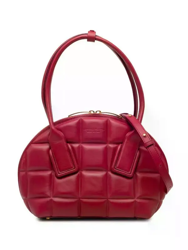 Bottega Veneta Small Padded Bv Swoop Bag Satchel - Red