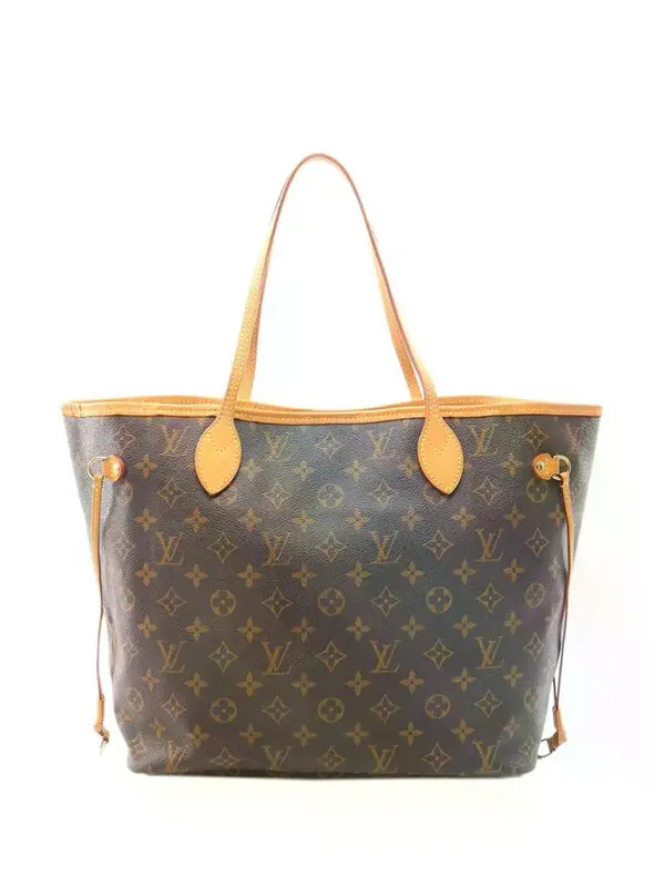 LOUIS VUITTON Monogram Neverfull Mm Tote Bag - Brown