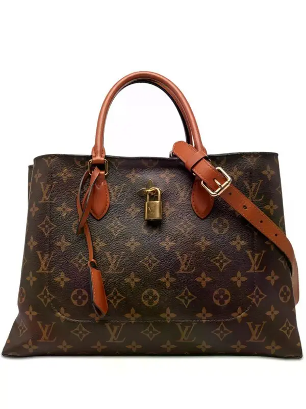 LOUIS VUITTON Monogram Flower Tote Satchel