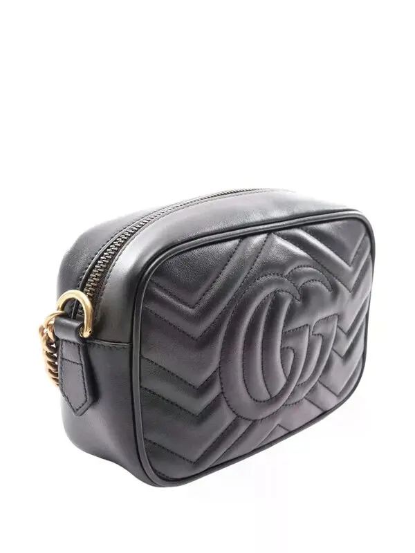 Gucci Mini Gg Marmont Matelassé Leather Crossbody Bag