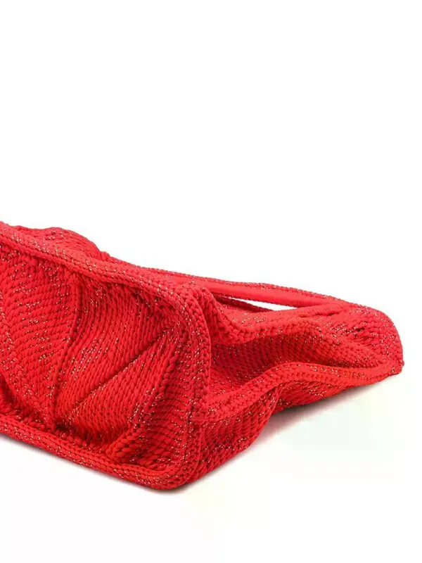 Bottega Veneta Nylon Crochet Point Tote Bag