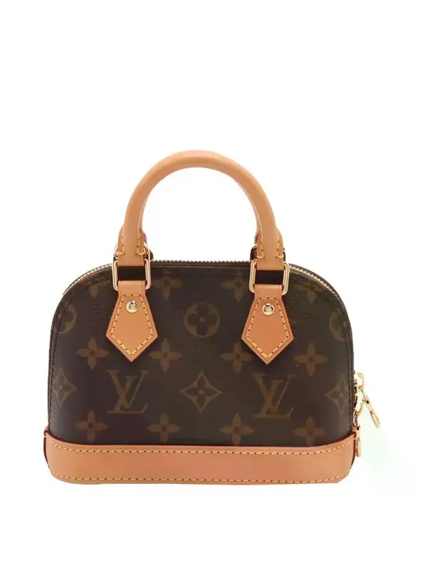 LOUIS VUITTON Monogram Nano Alma Satchel
