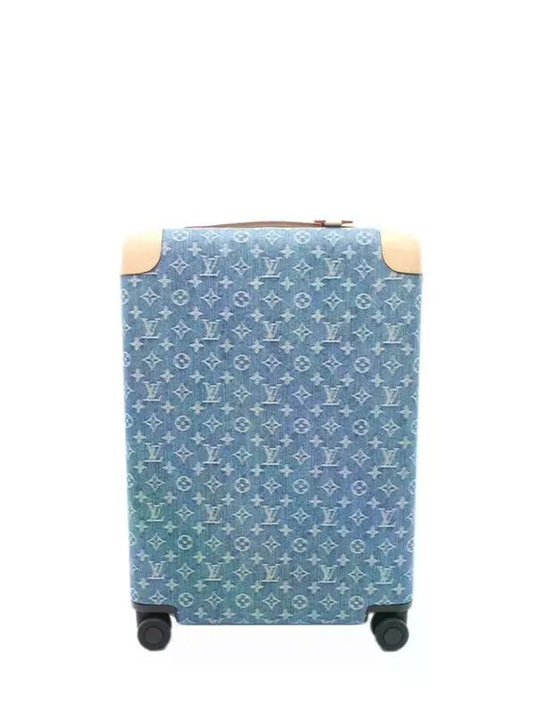 LOUIS VUITTON Monogram Denim Horizon 55 Travel Bag - Blue