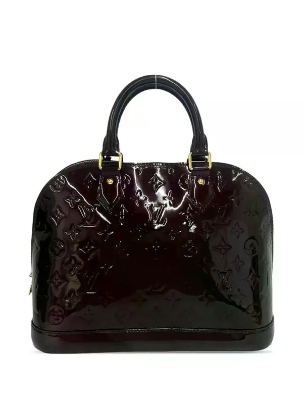 LOUIS VUITTON Monogram Vernis Alma Pm Handbag
