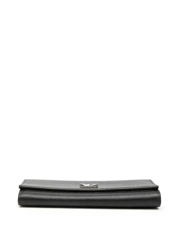 LOUIS VUITTON 2016 Leather Lockme Ii Wallet Long Wallets