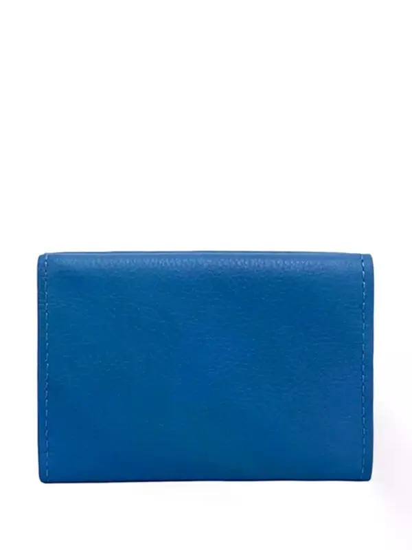 LOUIS VUITTON 2019 Leather Lockmini Compact Wallet Small Wallets - Blue