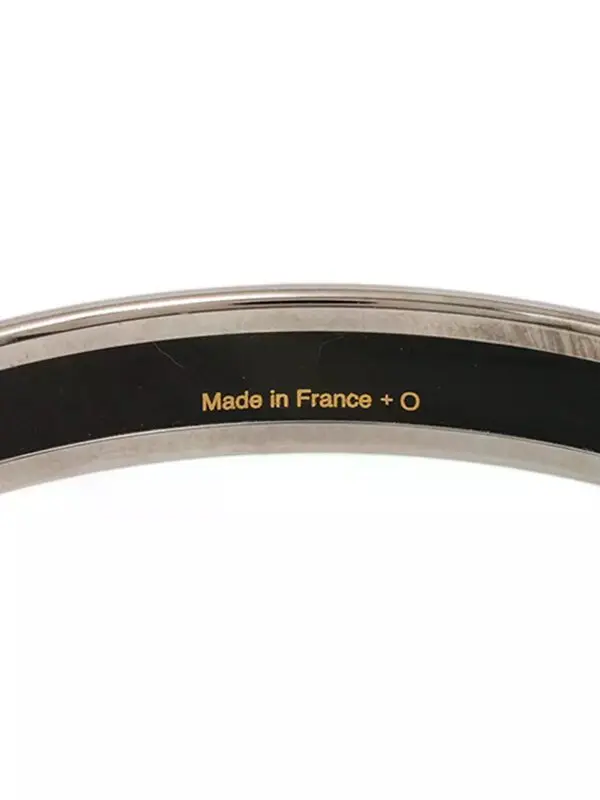 Hermès Enamel Clous De Trompe Bangle 65