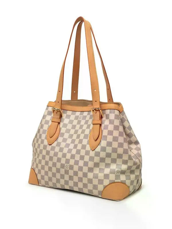 LOUIS VUITTON Damier Azur Hampstead Mm Tote Bag