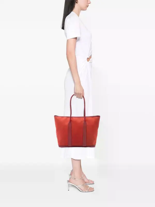 Hermès Toile And Negonda Garden Party Zip Tote Bag - Orange