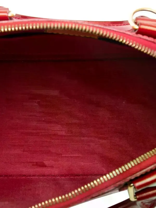 LOUIS VUITTON Monogram Vernis Alma Bb Satchel