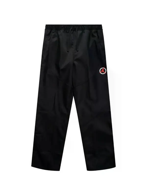 JORDAN Logo-detail Trousers - Black