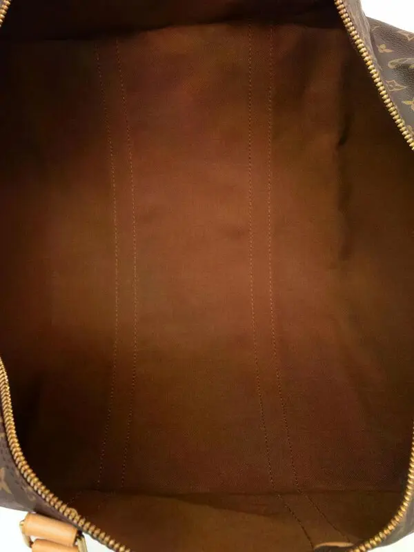 LOUIS VUITTON Monogram Keepall Bandouliere 55 Travel Bag