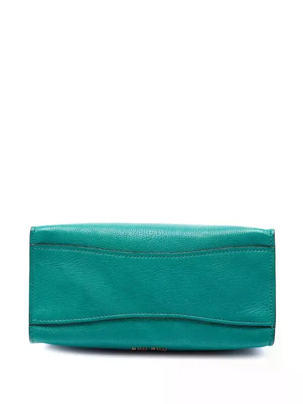 Miu Miu Goatskin Madras Click Top Handle Bag