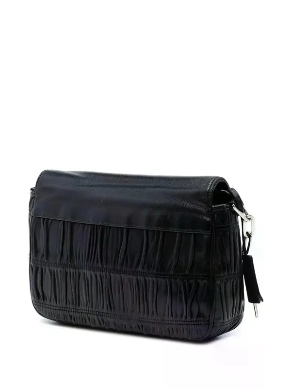 Prada Nappa Gaufre Sound Lock Shoulder Bag